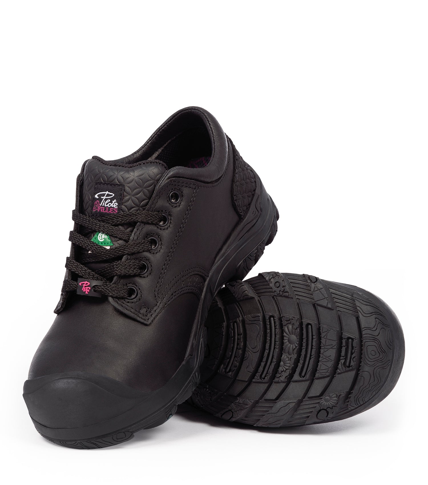 PF622 | Souliers de travail en cuir, cap en acier pour femme - Pilote ...